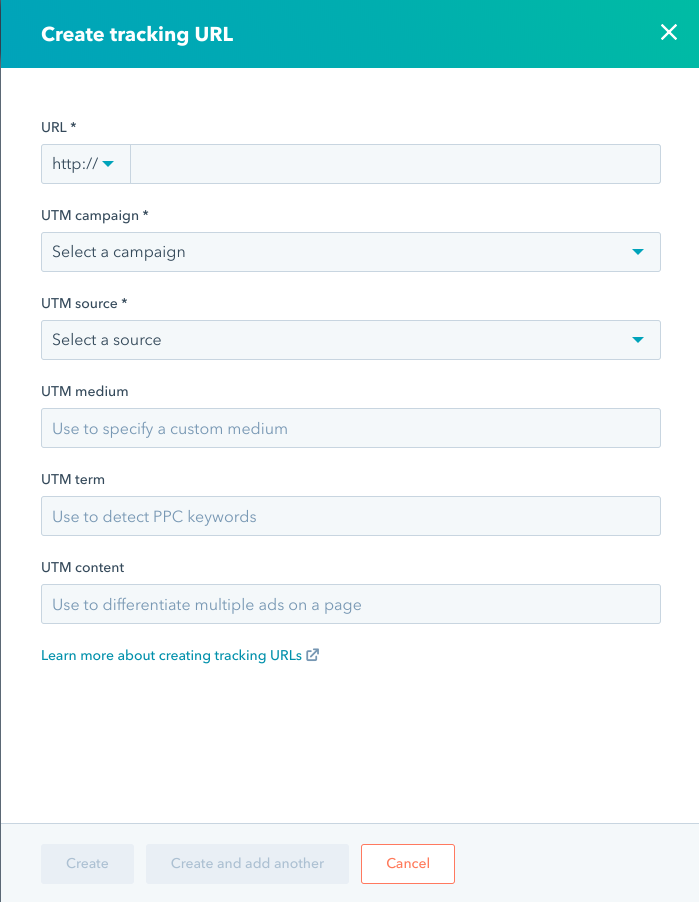 How To Set Up a Tracking URL in HubSpot